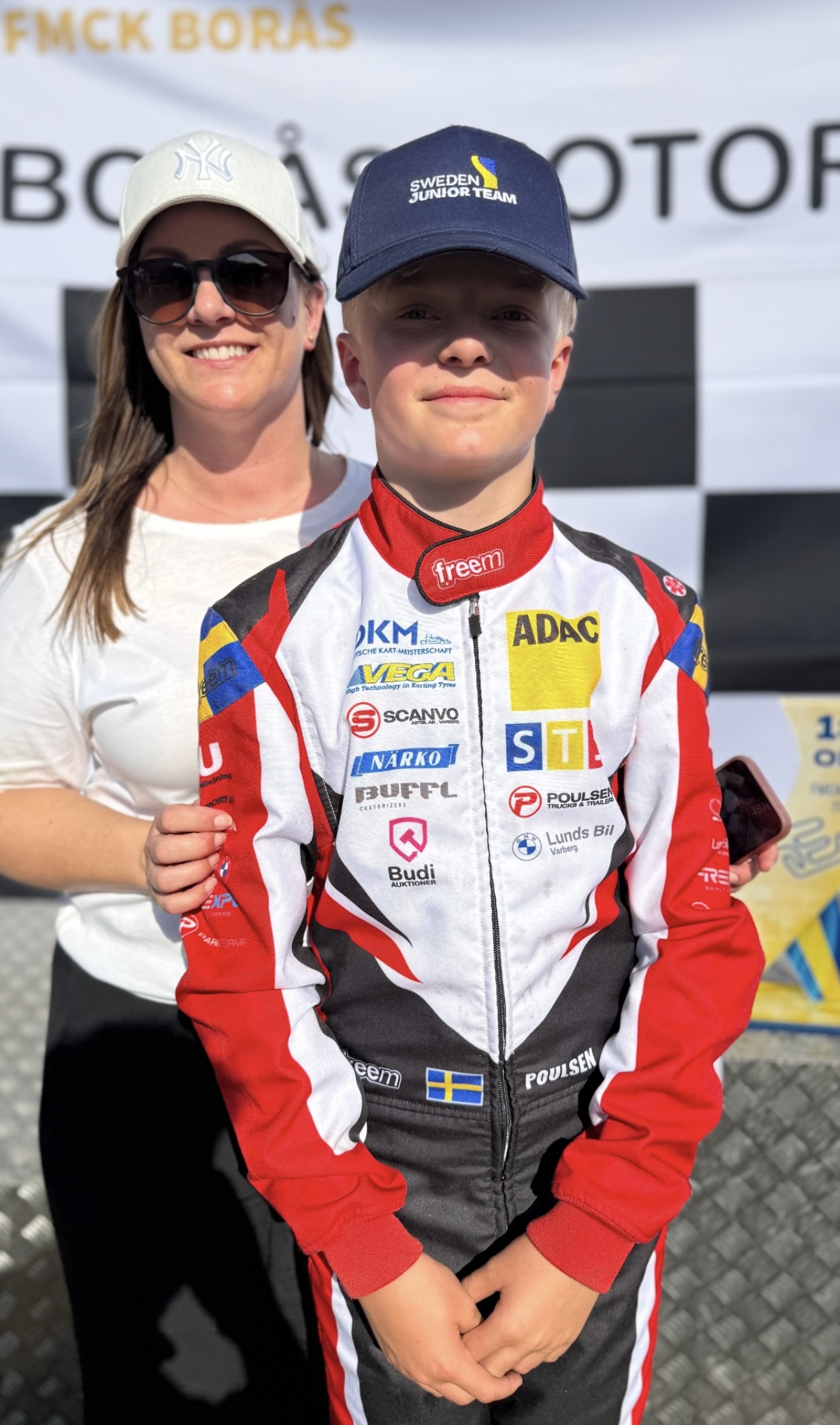 Freem karting køredragte skræddersyes kan og designes.